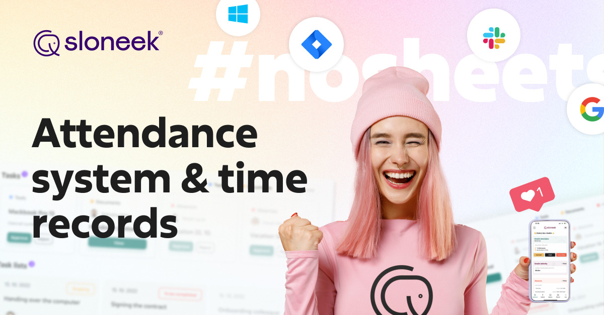 Attendance management system – work time tracking | Sloneek