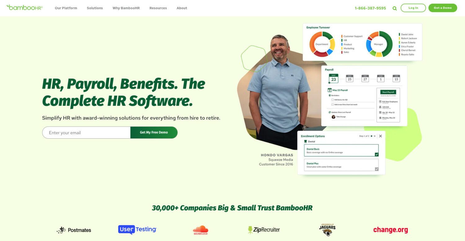 Best BambooHR Competitors [Top Software Compared] | Sloneek