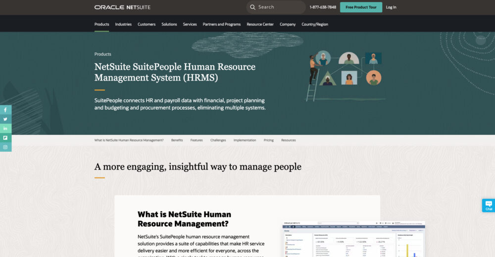 Top 5 NetSuite Competitors for HR & Finance | Sloneek