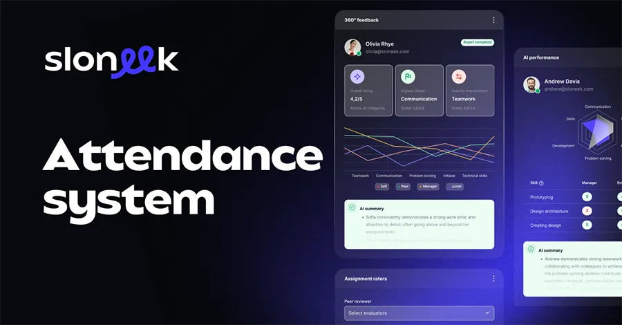 Attendance management system – work time tracking | Sloneek